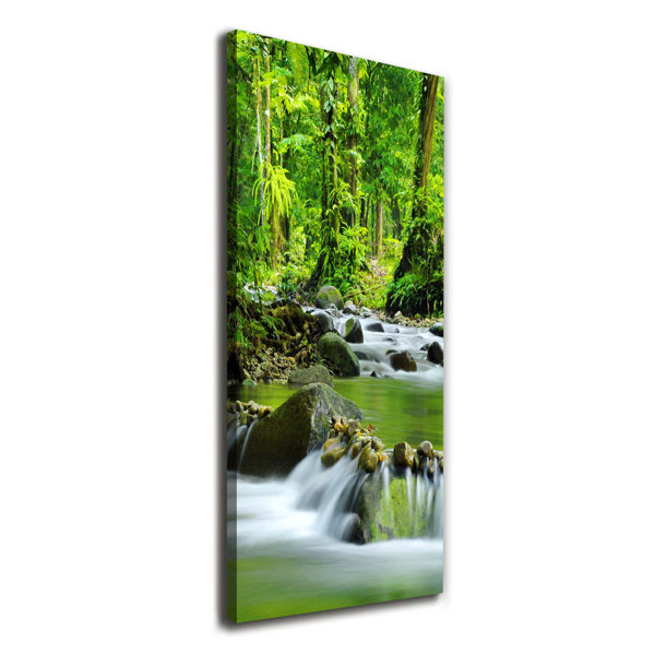 Union Rustic Mountain Stream - Wrapped Canvas Art Prints | Wayfair.co.uk